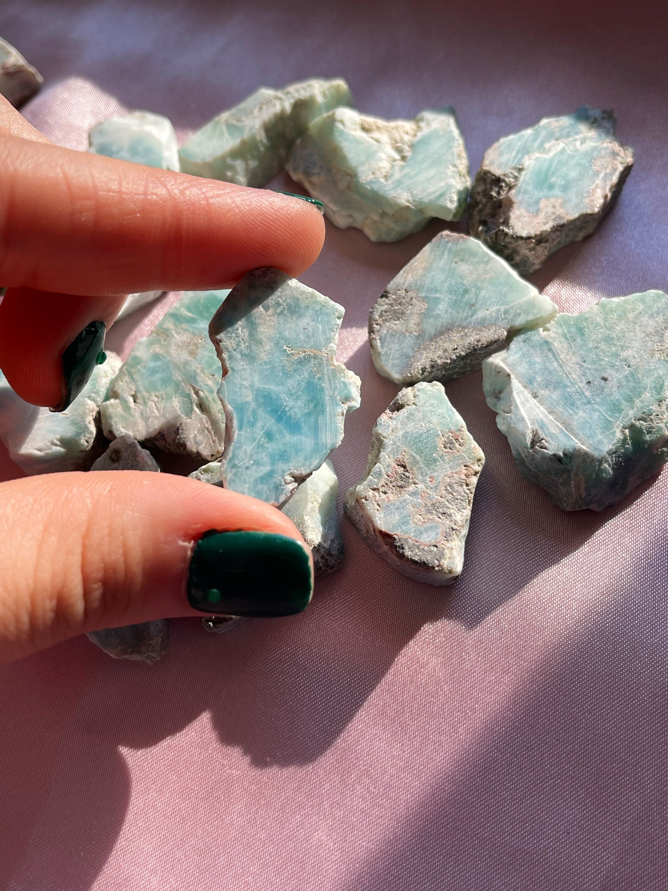 Raw Larimar Slabs - Etsy