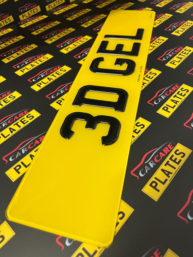 Personalised Number Plate, Name Sign, Custom Car Plate, Room Decor ...