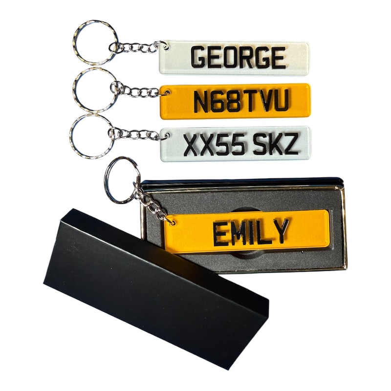 Number Plate Keyring - Etsy UK