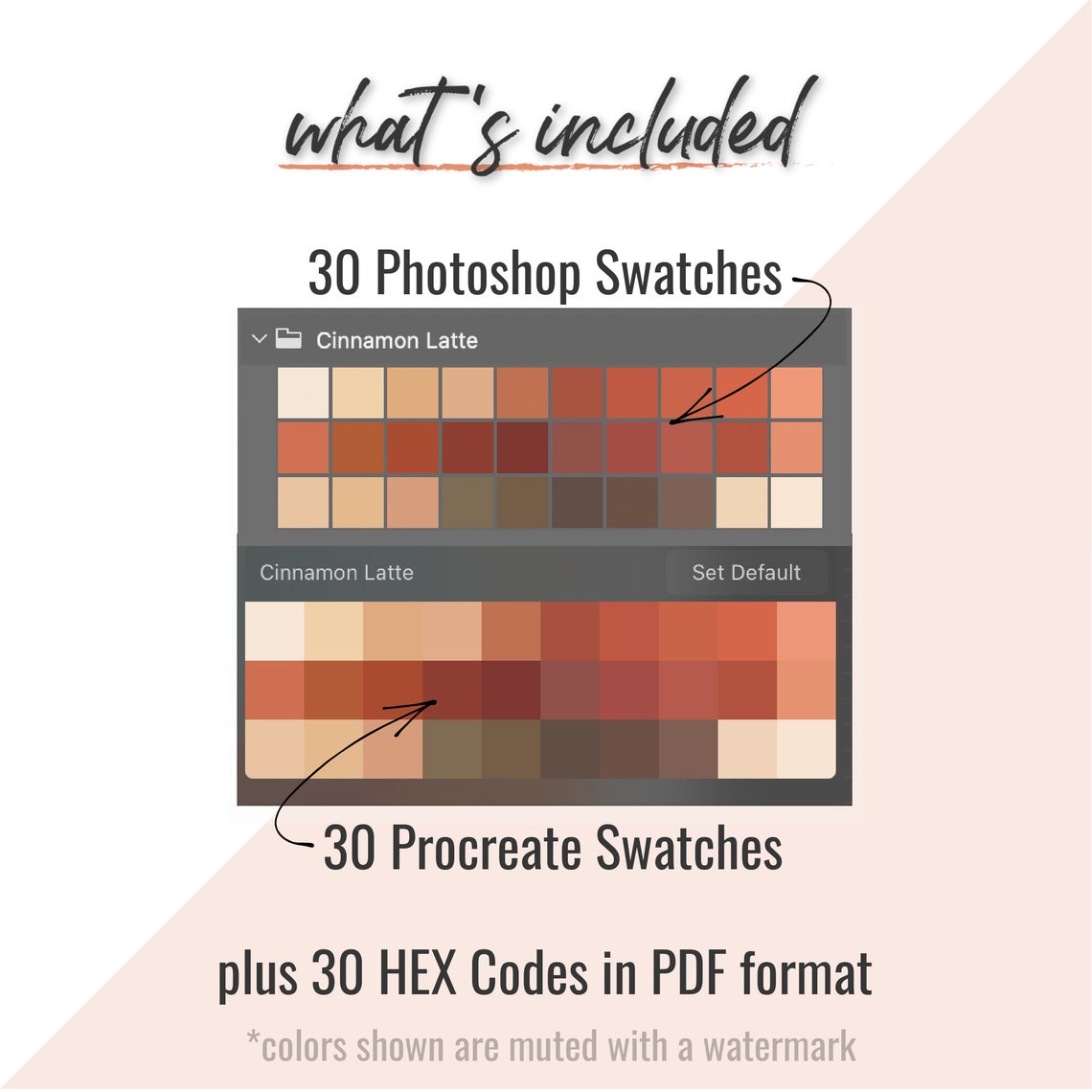 Autumn Procreate Palette Bundle Color Chart Procreate - Etsy