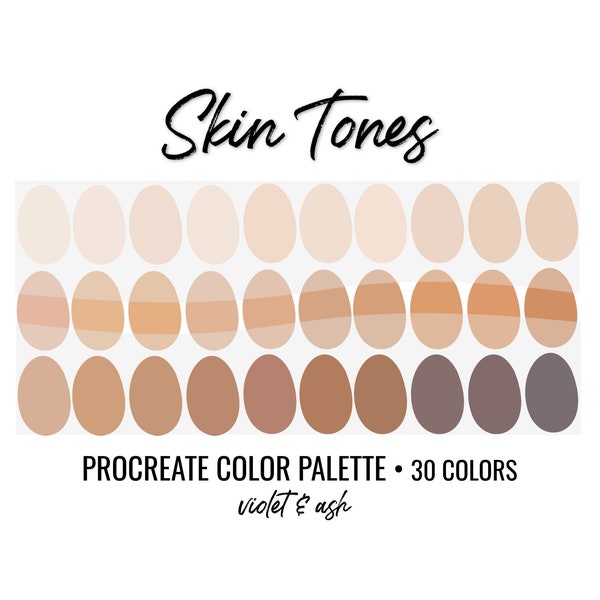 Skin Color Palette - Etsy