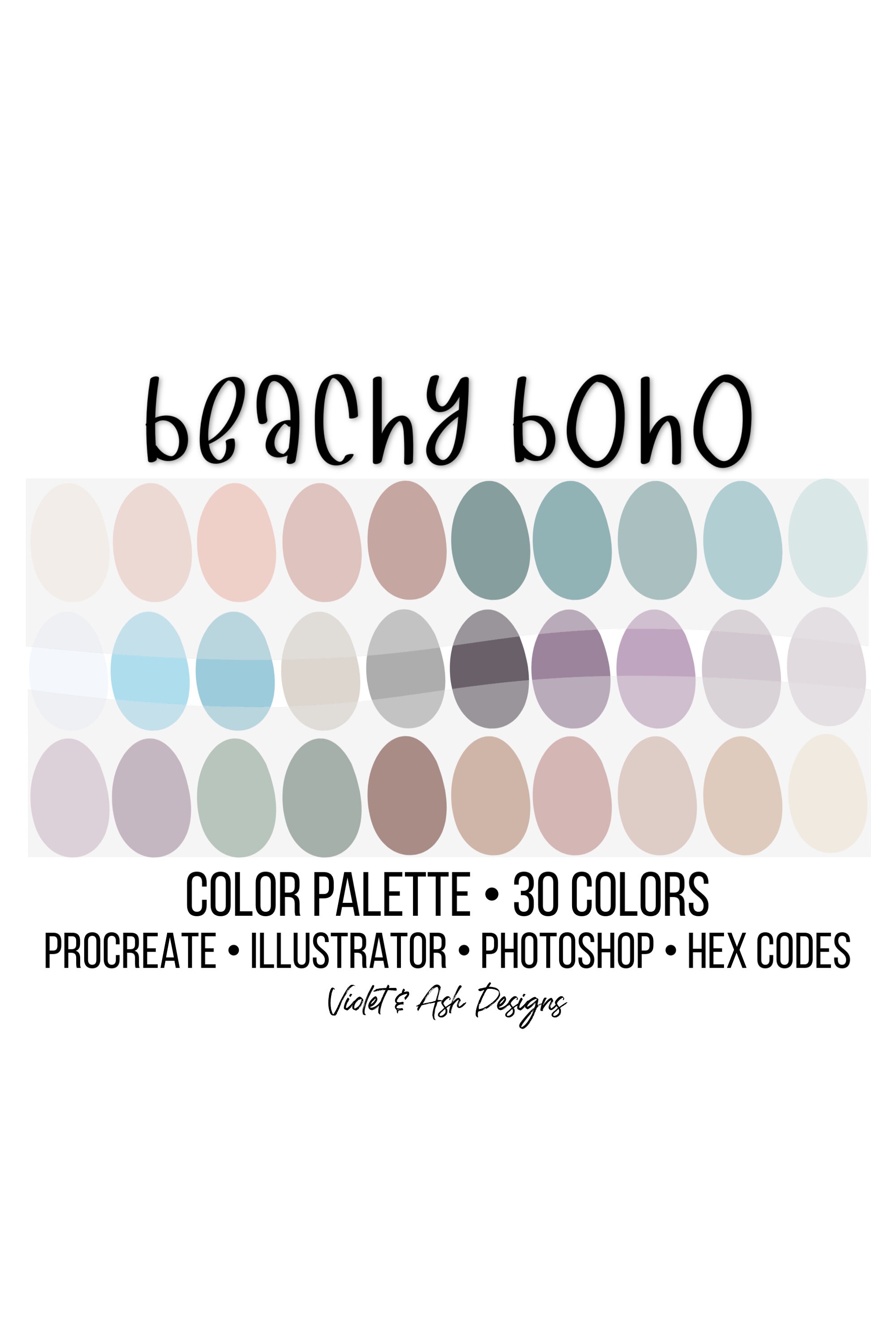 Beachy Boho Procreate Palette Color Chart Boho Procreate iPad Procreate ... Beachy Boho Procreate Palette Color Chart Boho Procreate iPad Procreate ...