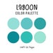 Lagoon Procreate Palette - Color Chart | Ocean Procreate | iPad ...