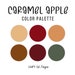 Caramel Apple Procreate Palette - Color Chart | Photoshop | iPad ...
