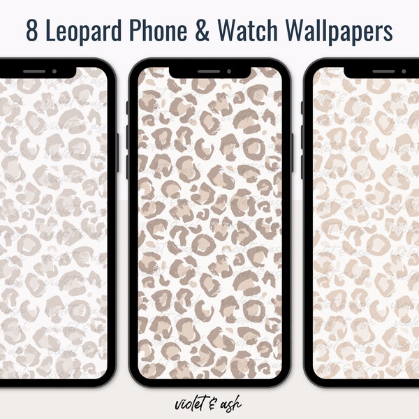 Leopard Wallpaper - Etsy