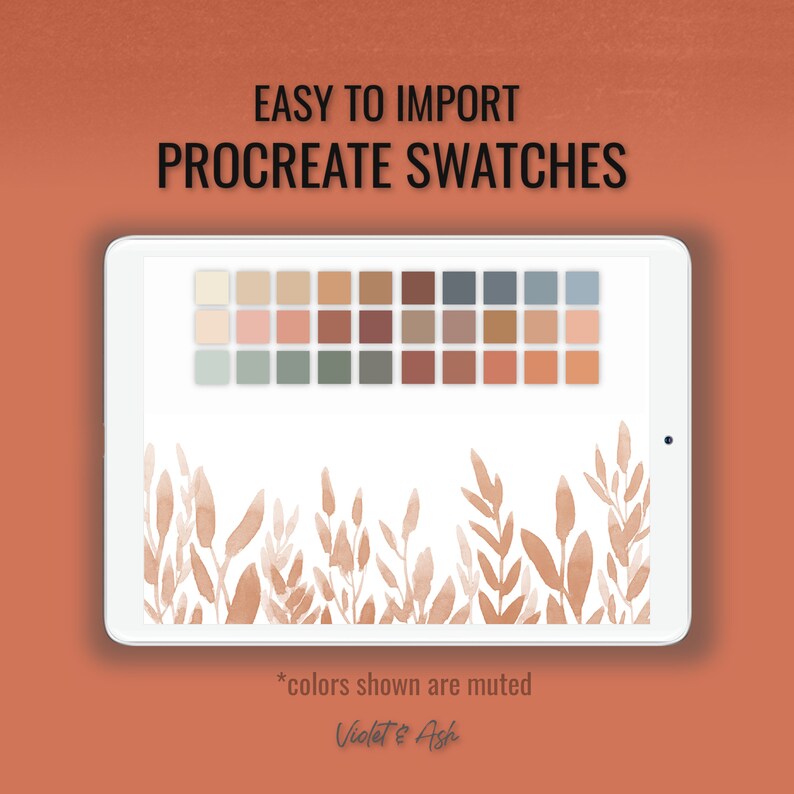 Harvest Procreate Palette Color Chart Photoshop Ipad - Etsy