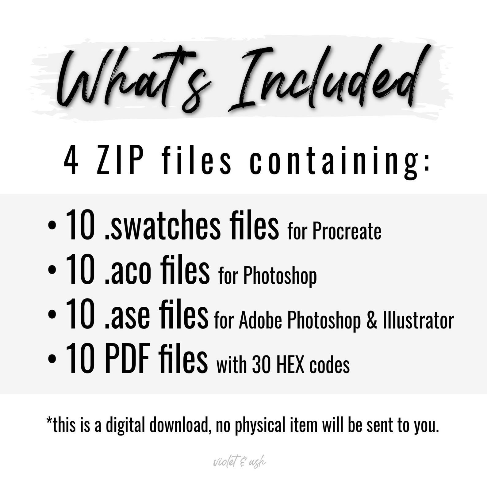 Basic Hair Procreate Palette Bundle Procreate Palette - Etsy