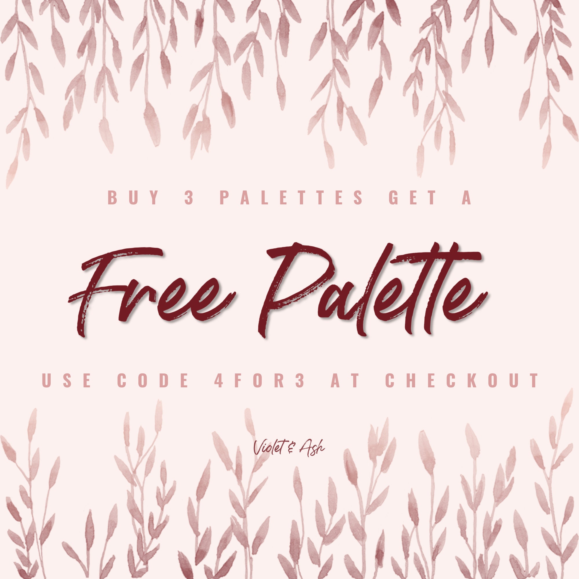 Autumn Blush Procreate Palette Color Chart Autumn - Etsy