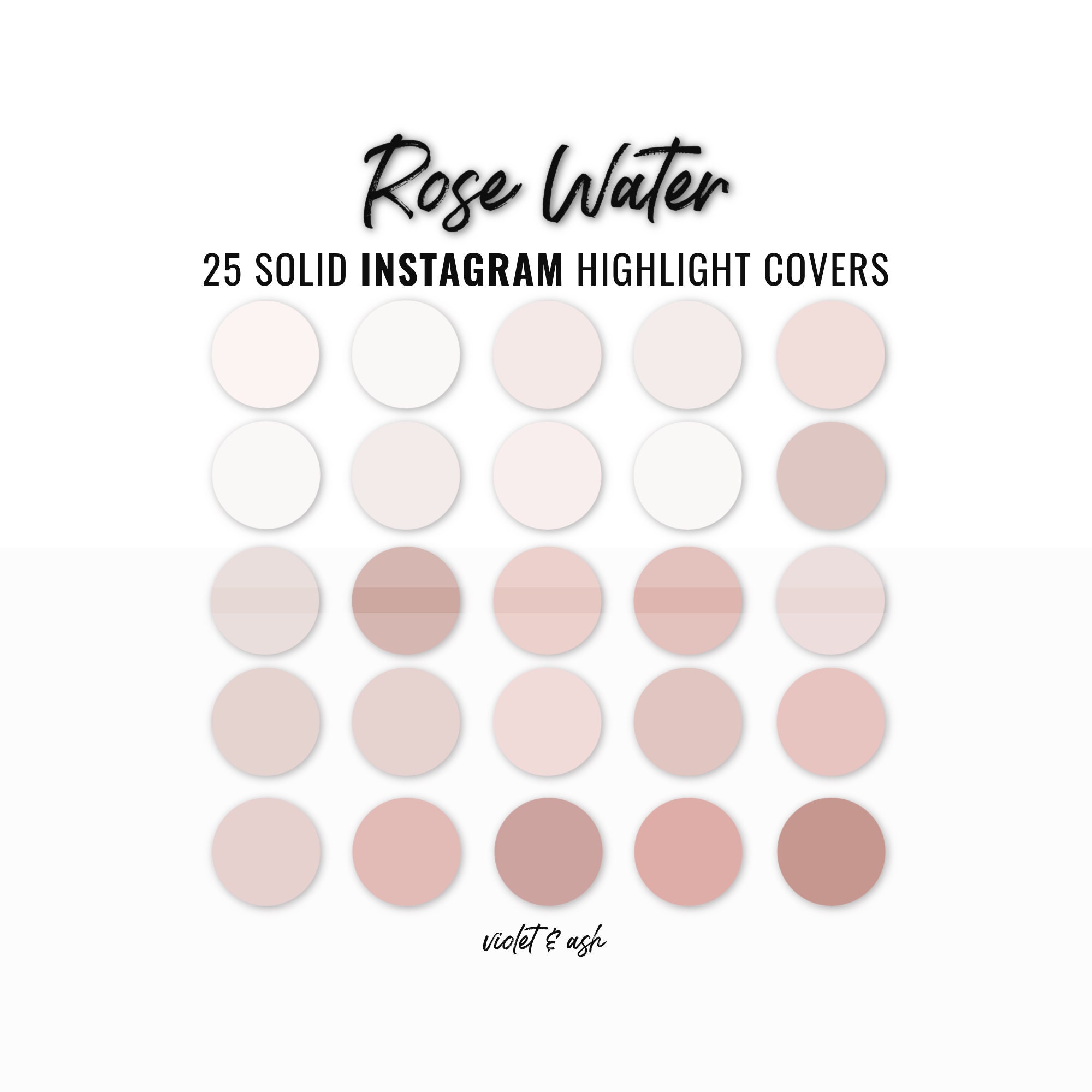 Pink Social Media Icons Instagram