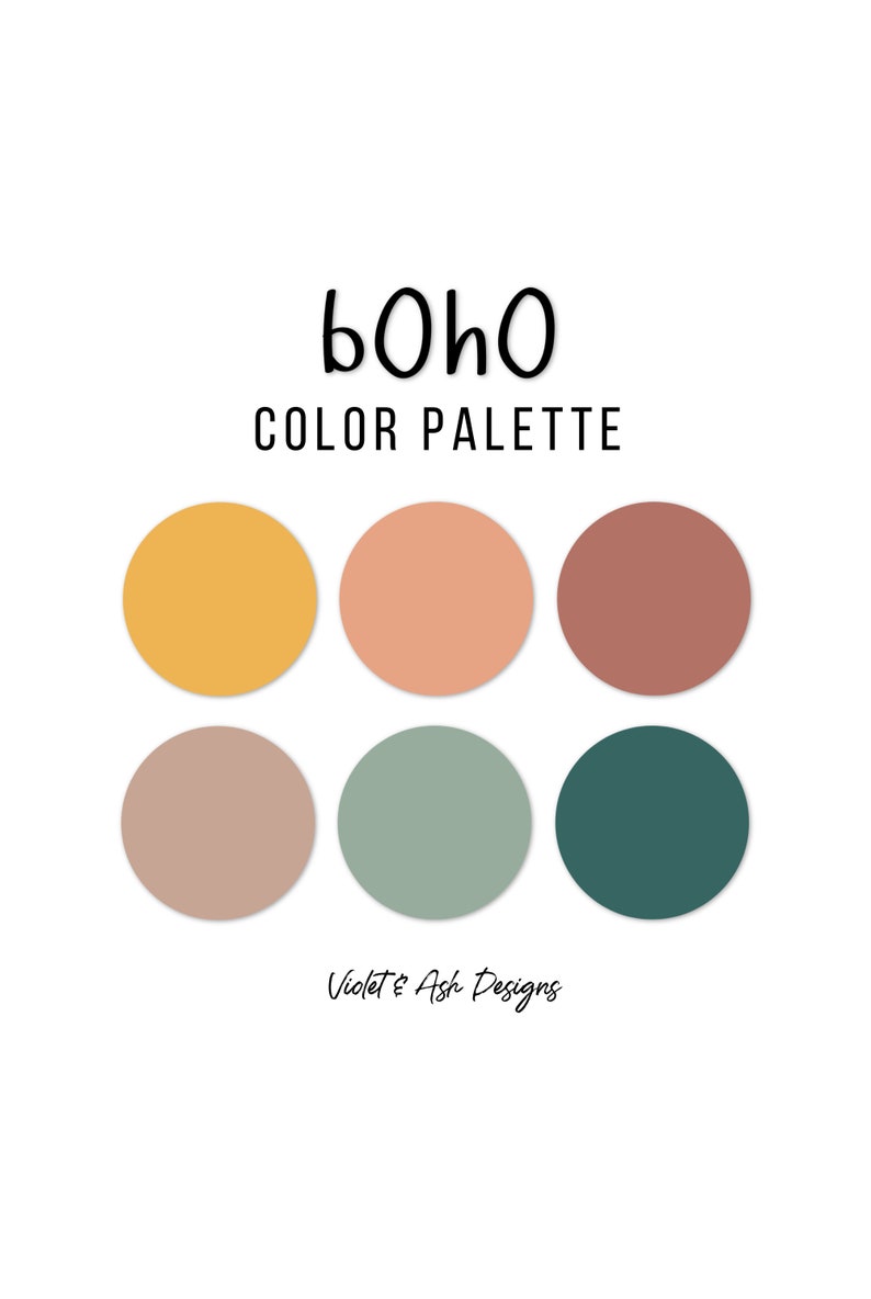 Boho Procreate Palette - Color Chart | Boho Procreate | iPad Procreate ... Boho Procreate Palette - Color Chart | Boho Procreate | iPad Procreate ...