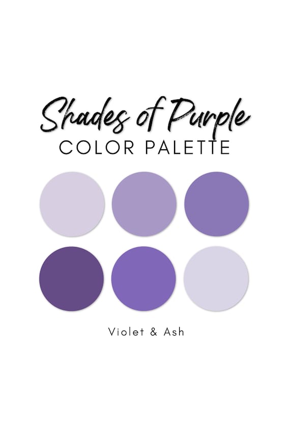 Violet Color Chart