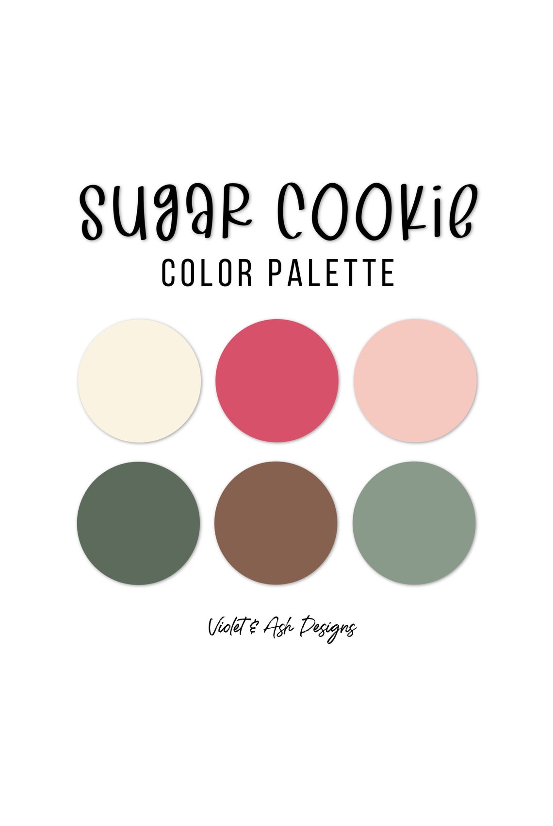 Sugar Cookie Procreate Color Palette - Procreate Color Palette ...