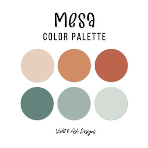 MESA Procreate Palette - Color Chart | Photoshop Swatches | iPad ...