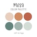 MESA Procreate Palette - Color Chart | Photoshop Swatches | iPad ...