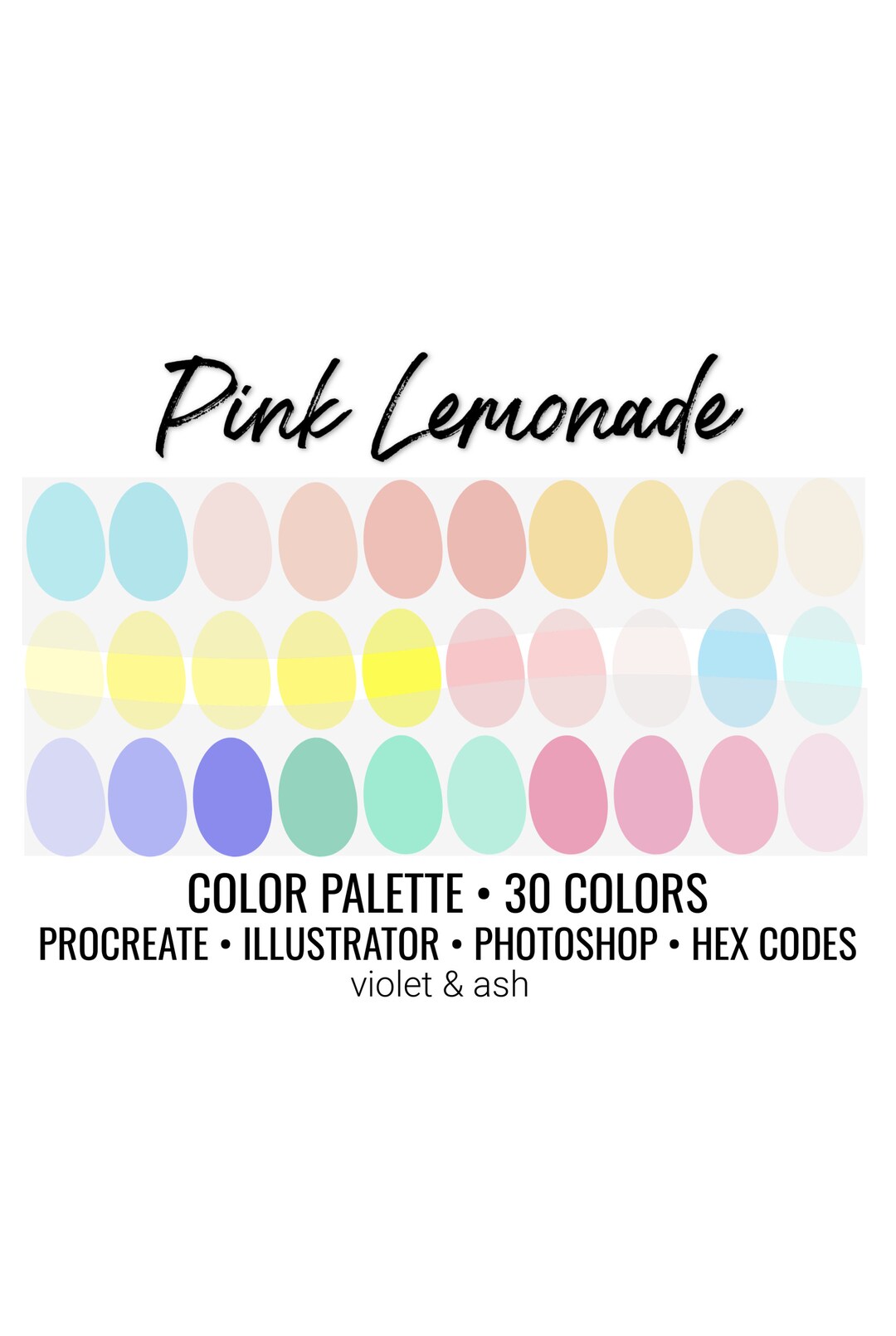 Procreate Palette Color Chart Summer Procreate Ipad - Etsy Procreate Palette Color Chart Summer Procreate Ipad - Etsy