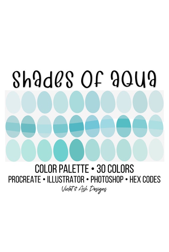 Teal Aqua Color Chart Cheap Sale | www.pinnaxis.com