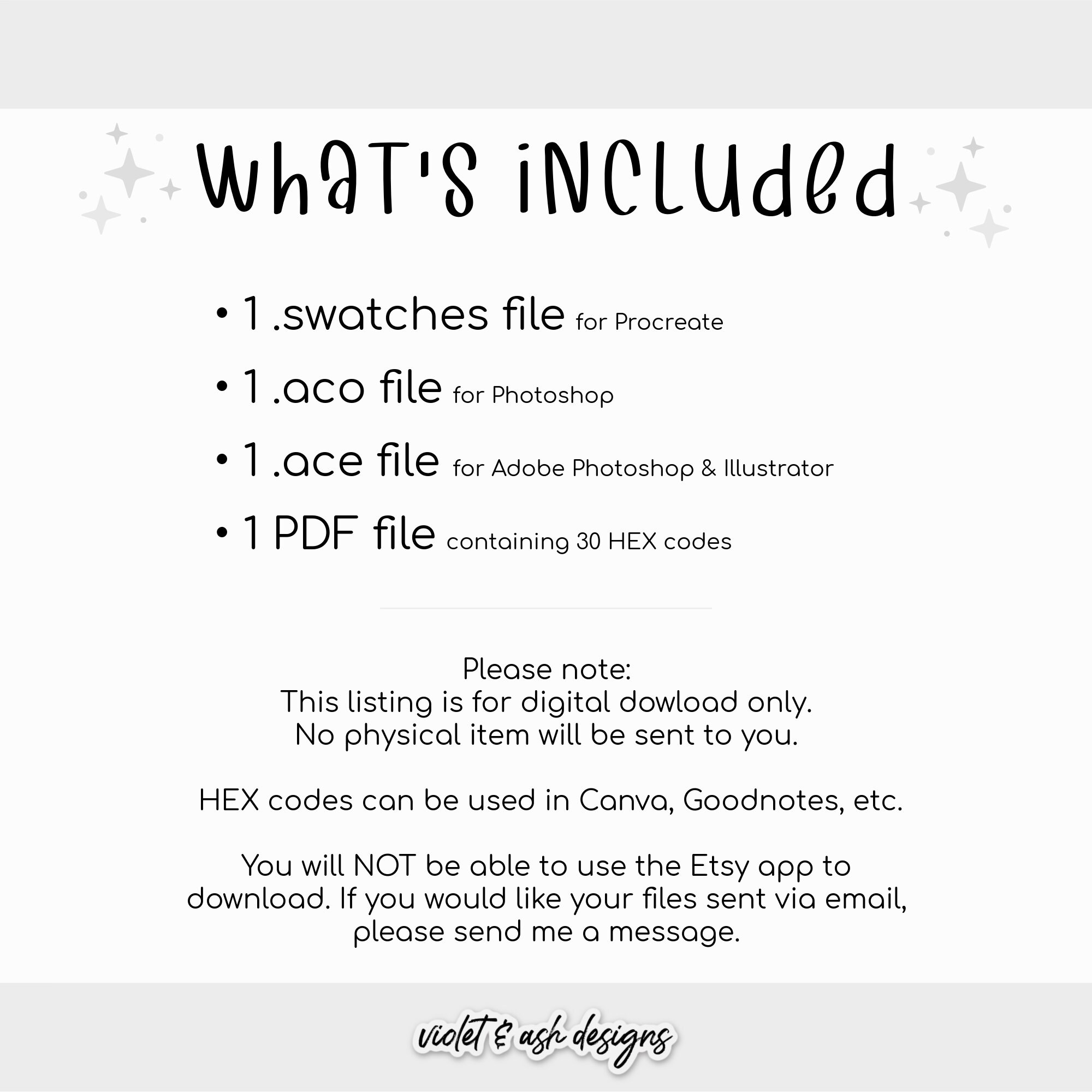 MESA Procreate Palette Color Chart Photoshop Swatches iPad Procreate ...