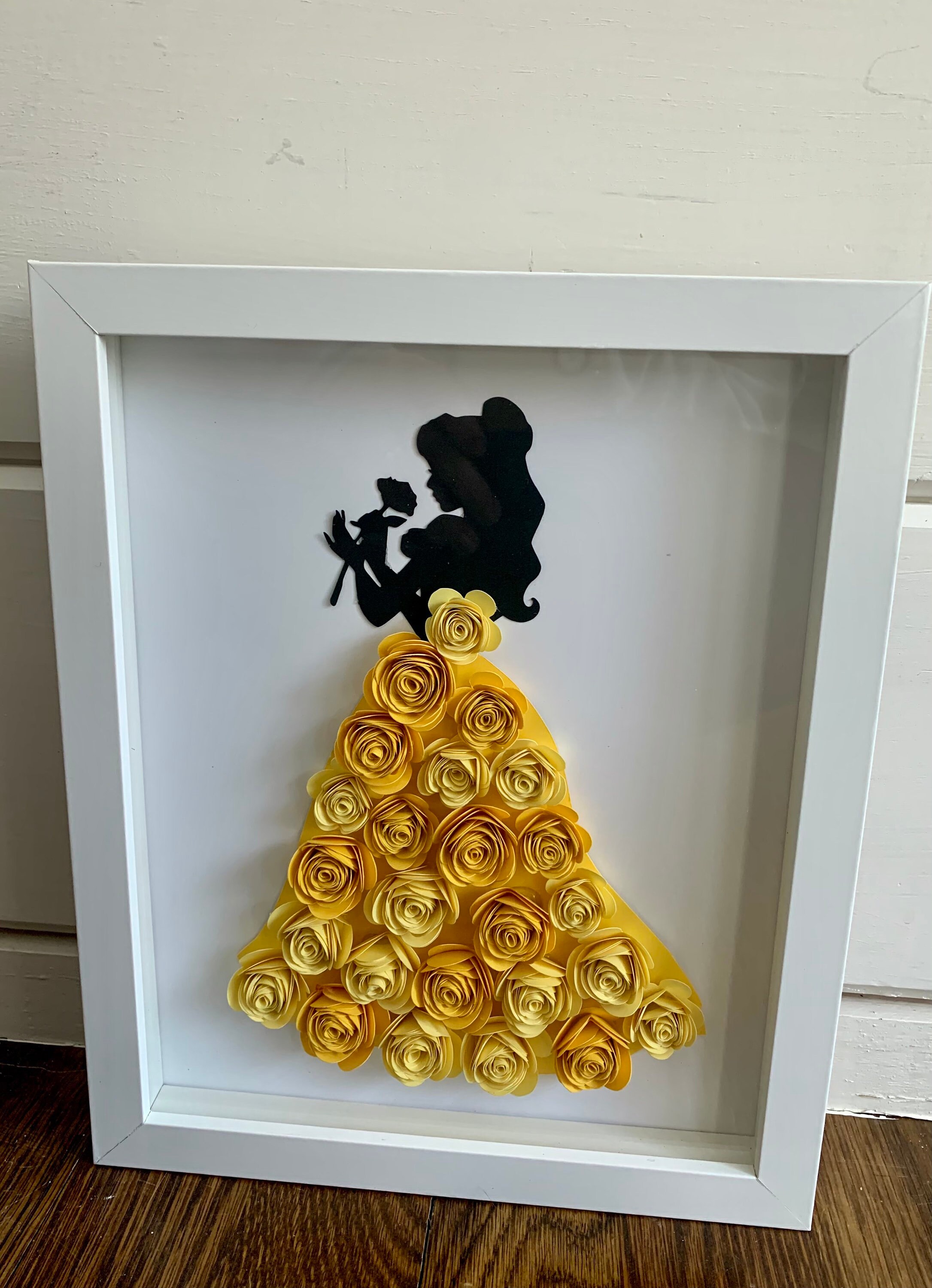 Rapunzel Tangled Disney Frame 3D Rolled Flowers Disney | Etsy