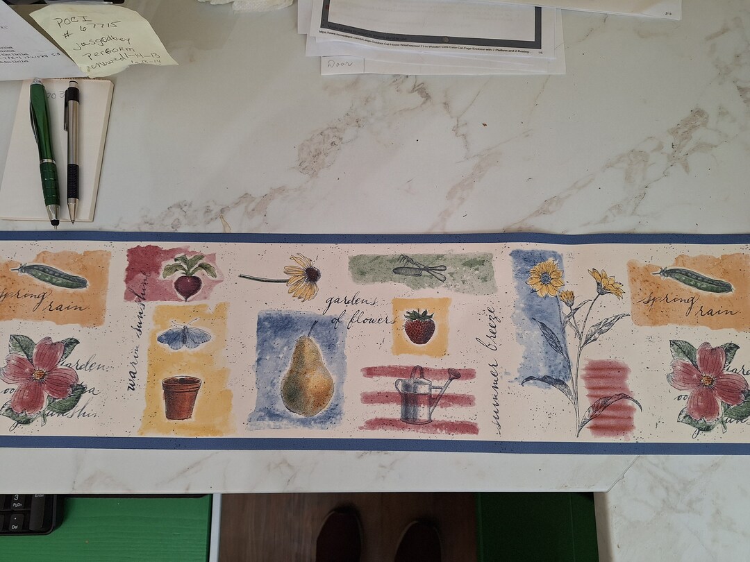 Wallpaper Border 7" by 5 Yard Lot of 6 - Etsy