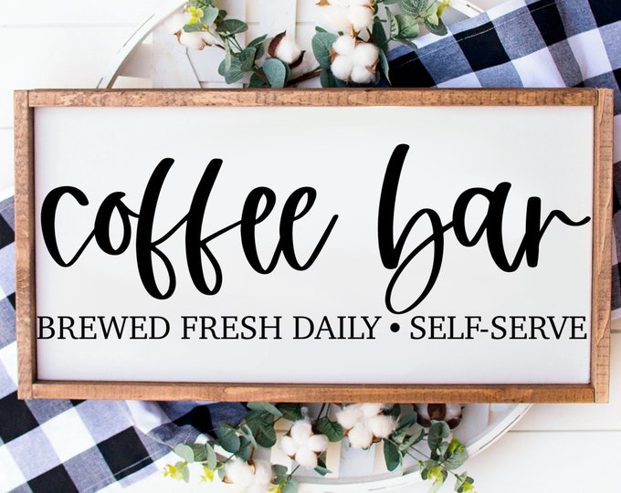 Coffee Bar SVG Coffee Svg Funny Coffee Svg Coffee Sign - Etsy