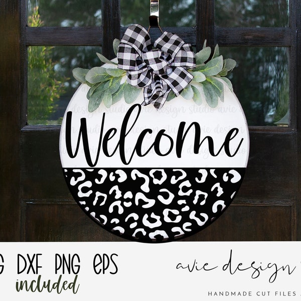 Leopard Door Hanger - Etsy