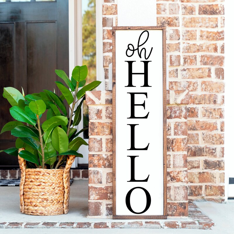 Oh Hello Sign - Etsy