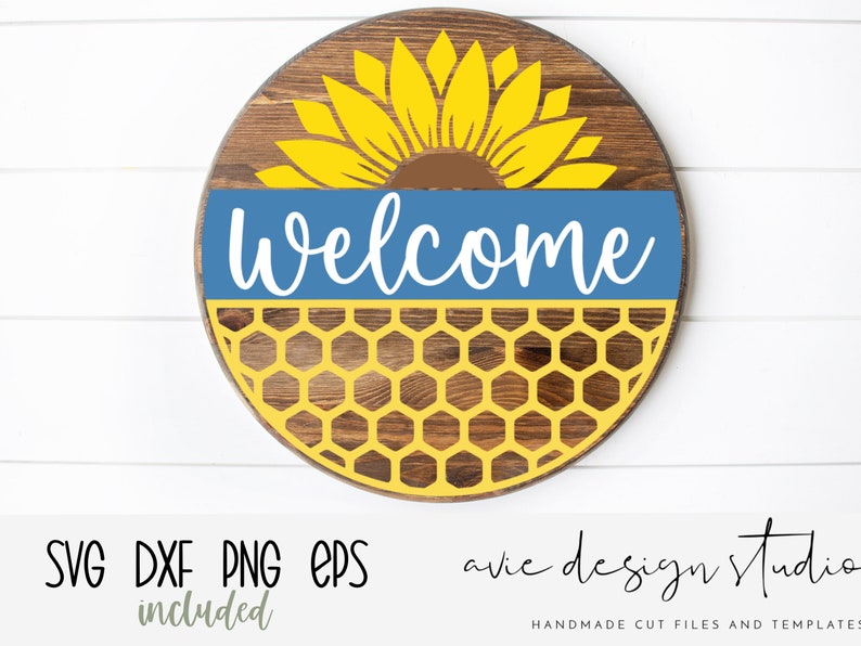 Round Sign Svg | Sunflower Svg | Porch Sign Svg | Farmhouse Sign Svg ...
