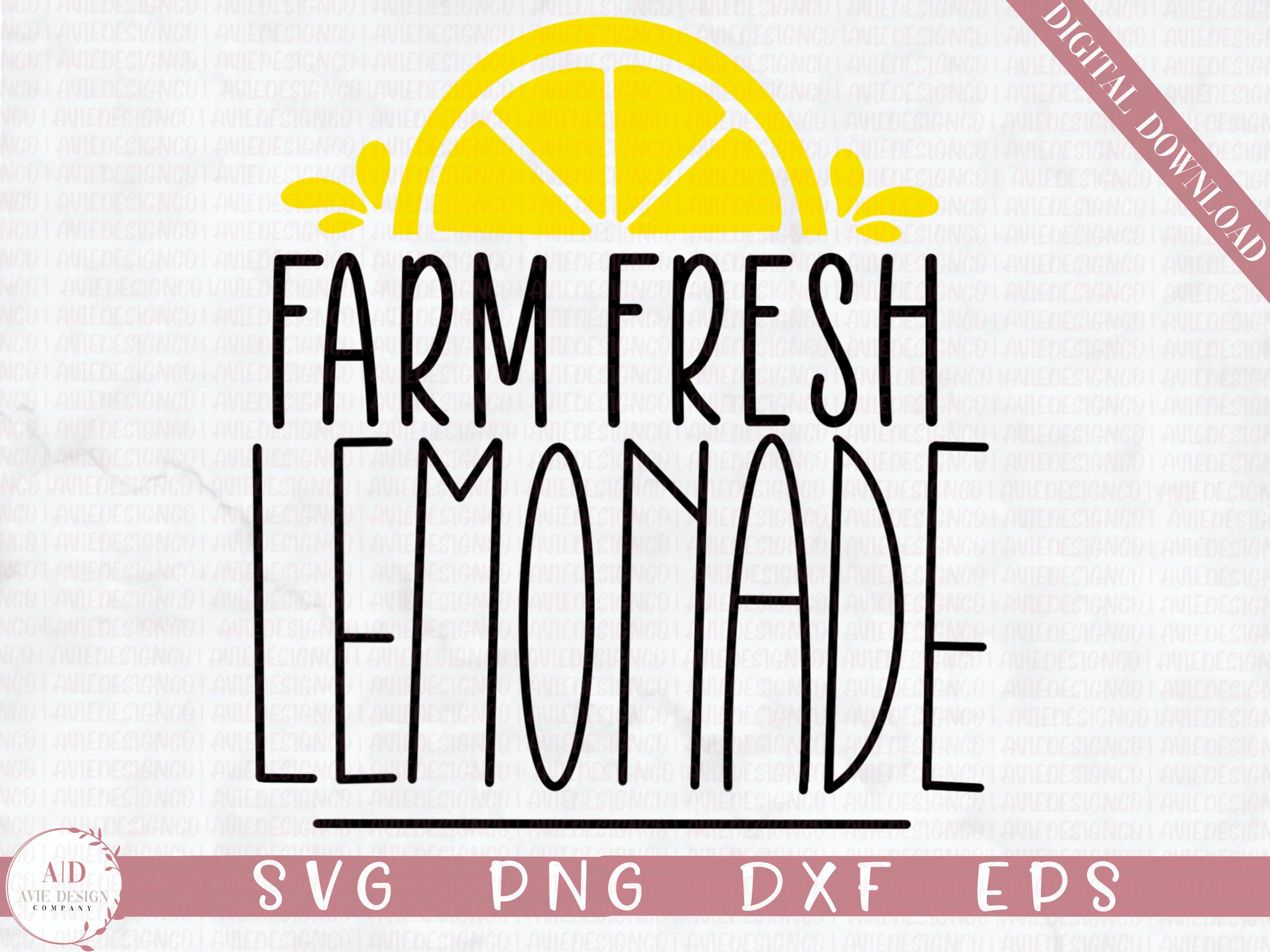 Farm Fresh Lemonade Svg Farmhouse Svg Family Svg Farm Svg | Etsy