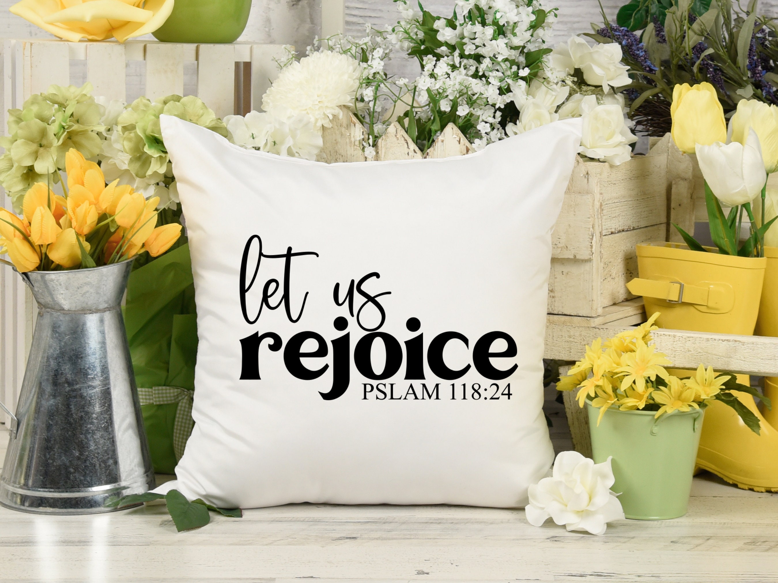 Let Us Rejoice Svg Scripture Svg Bible Verse Svg | Etsy