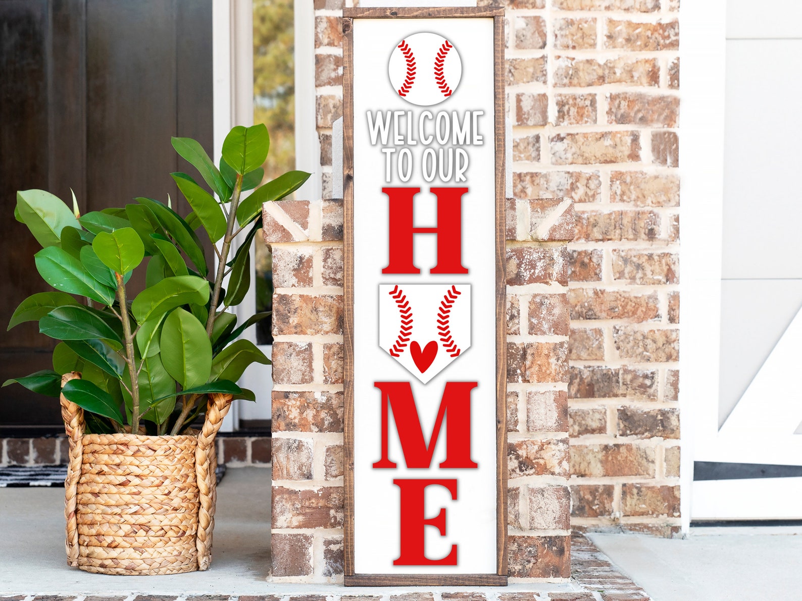 Welcome to Our Home Baseball Sign Svg Baseball Decor Svg - Etsy