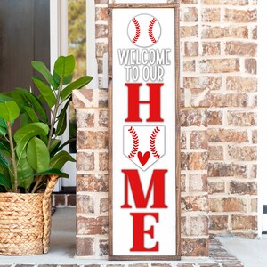Welcome to Our Home | Baseball Sign Svg | Baseball Decor Svg | Baseball ...