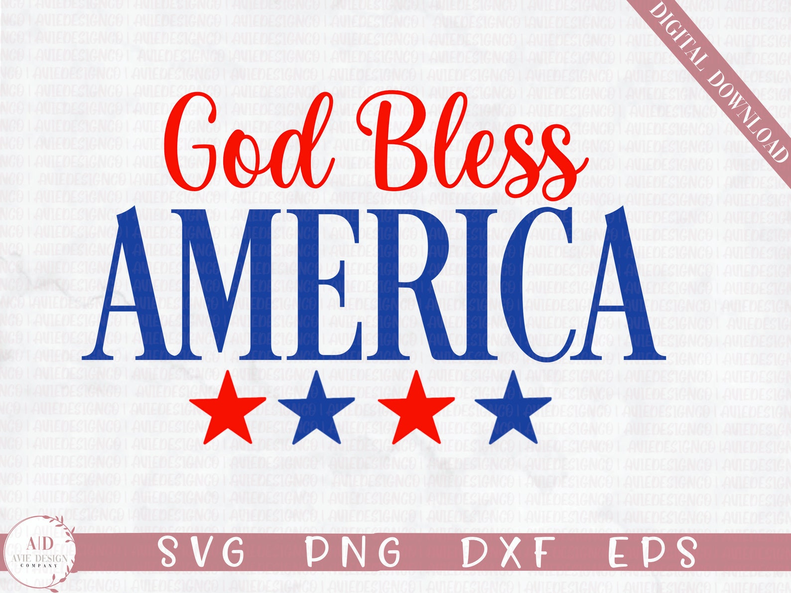 God Bless America Round Sign SVG Round Sign For Door | Etsy