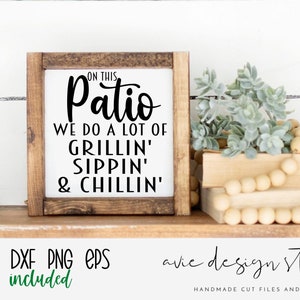 Patio Svg Bundle | Porch Sign Svg | Outdoor Pillow Svg | Patio Svg ...