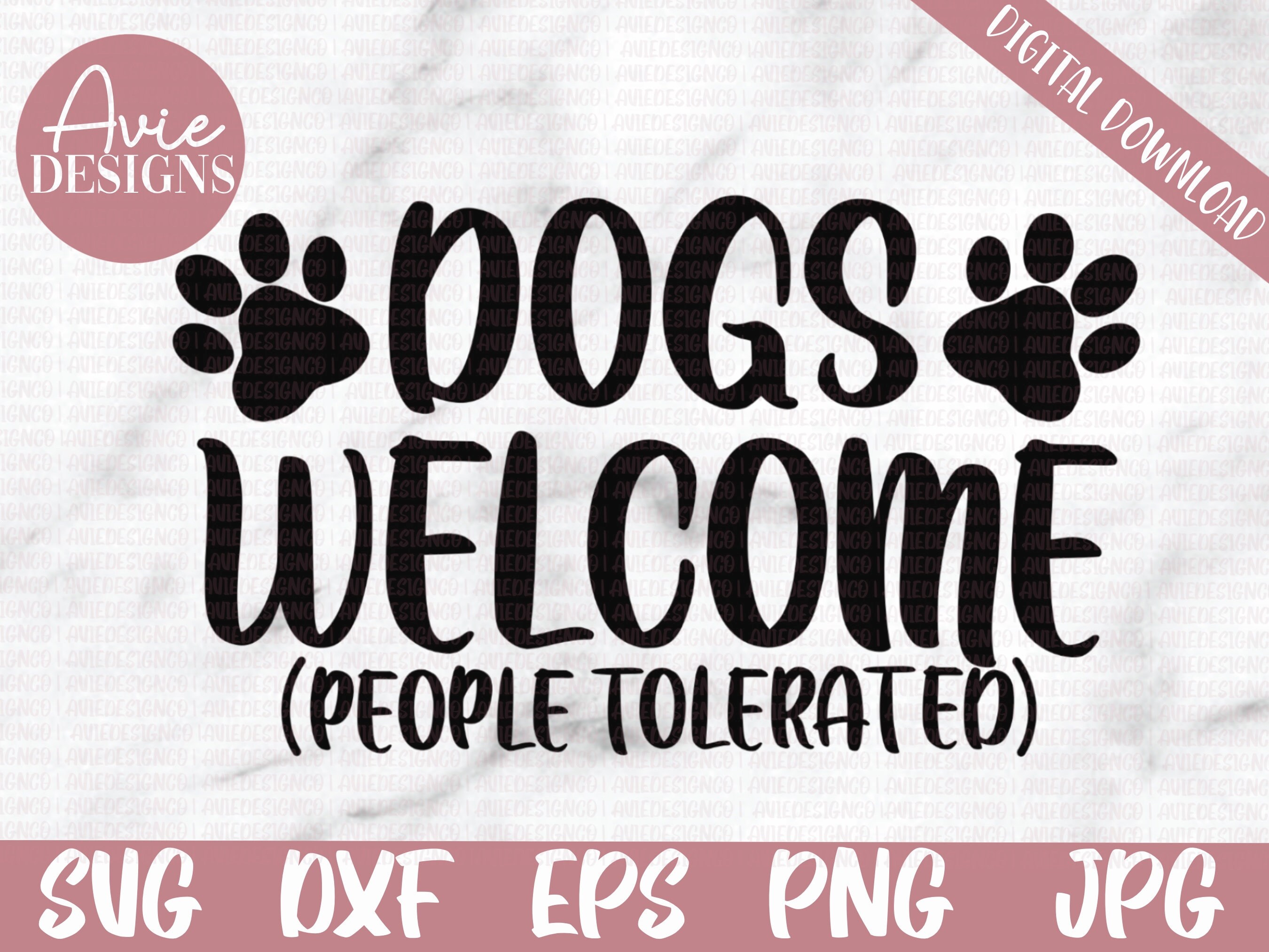 Welcome sign SVG welcome svg welcome we hope you like dogs | Etsy