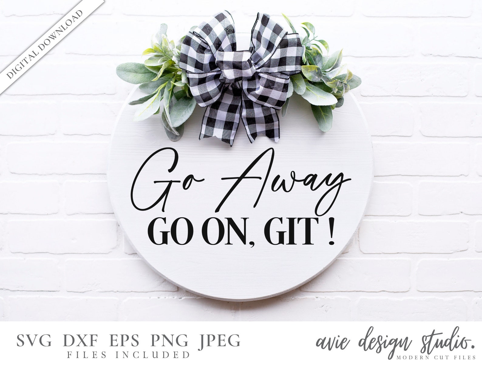 Funny Round Signs SVG Bundle , Round SVG Files, Door Hanger Svg ...