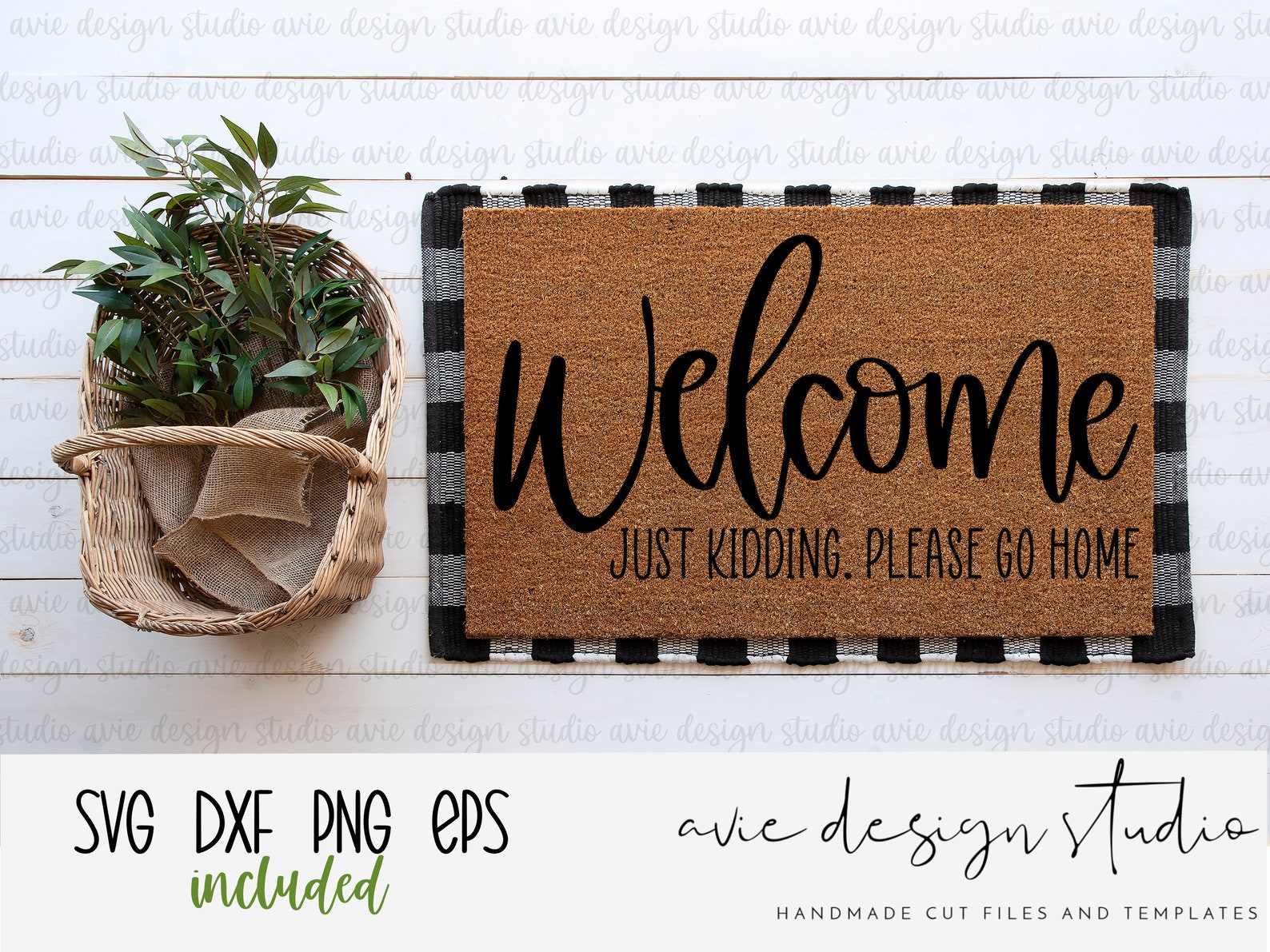 Welcome Just Kidding Please Go Home Svg Door Hanger Svg - Etsy