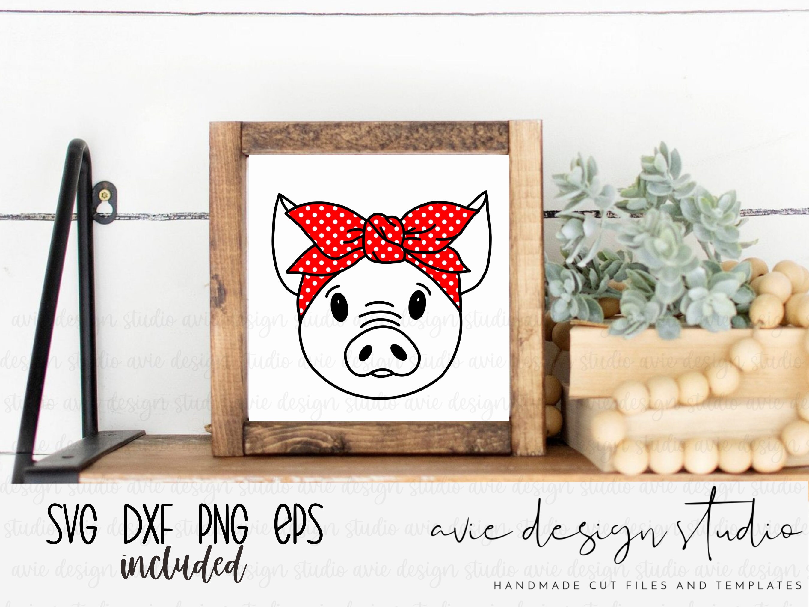 Pig Svg Farm Svg Animal Svg Barn Svg - Etsy