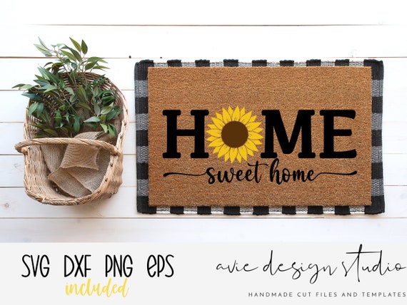 Home Sweet Home Svg Home Svg sunflower Svg Porch Sign Svg | Etsy