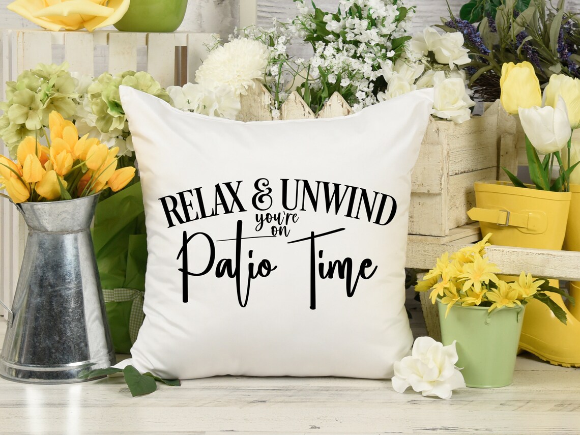Patio Svg Bundle | Porch Sign Svg | Outdoor Pillow Svg | Patio Svg ...