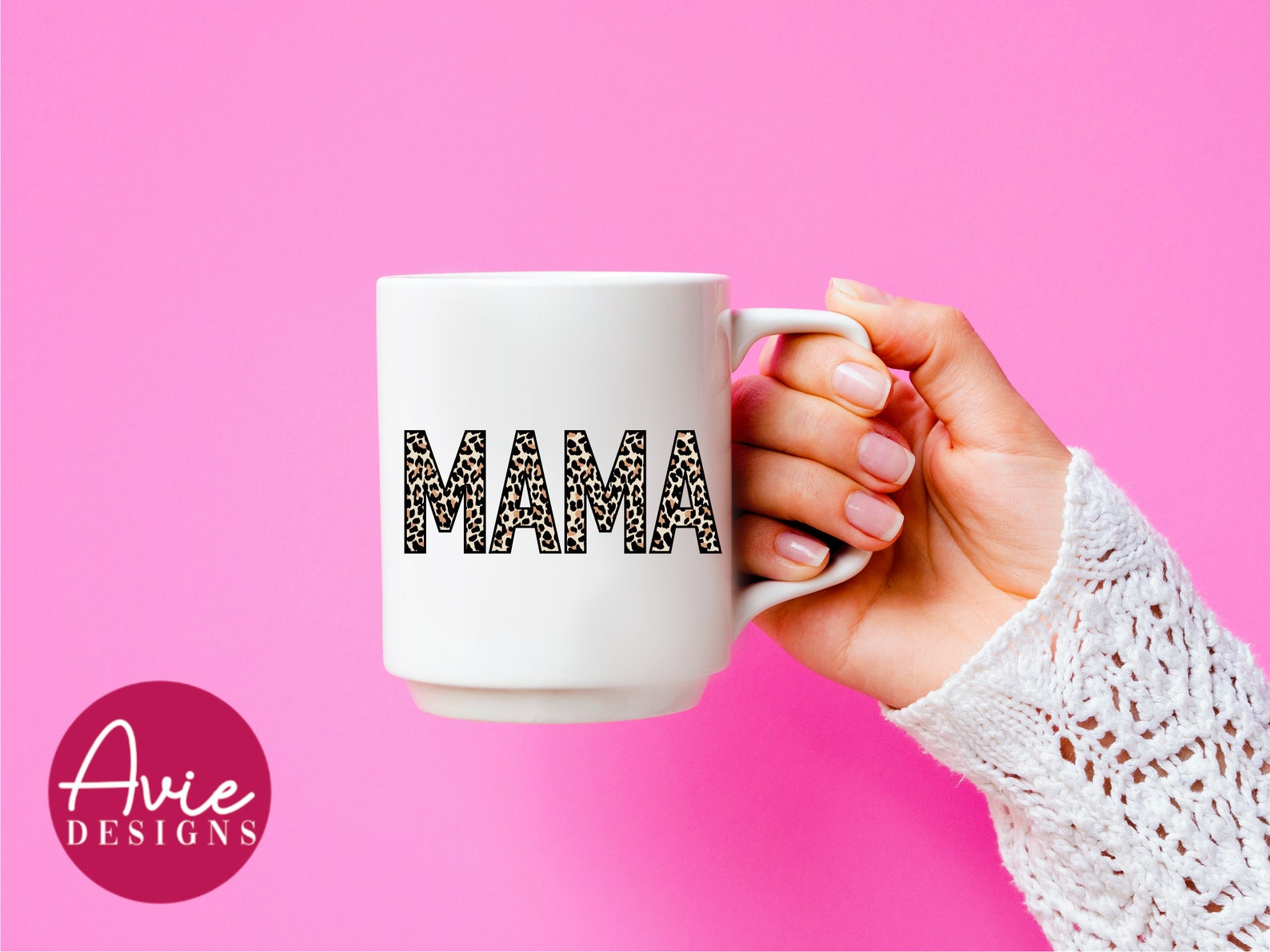 Mama Leopard Print Svg Momlife SVG Dxf Png Instant - Etsy