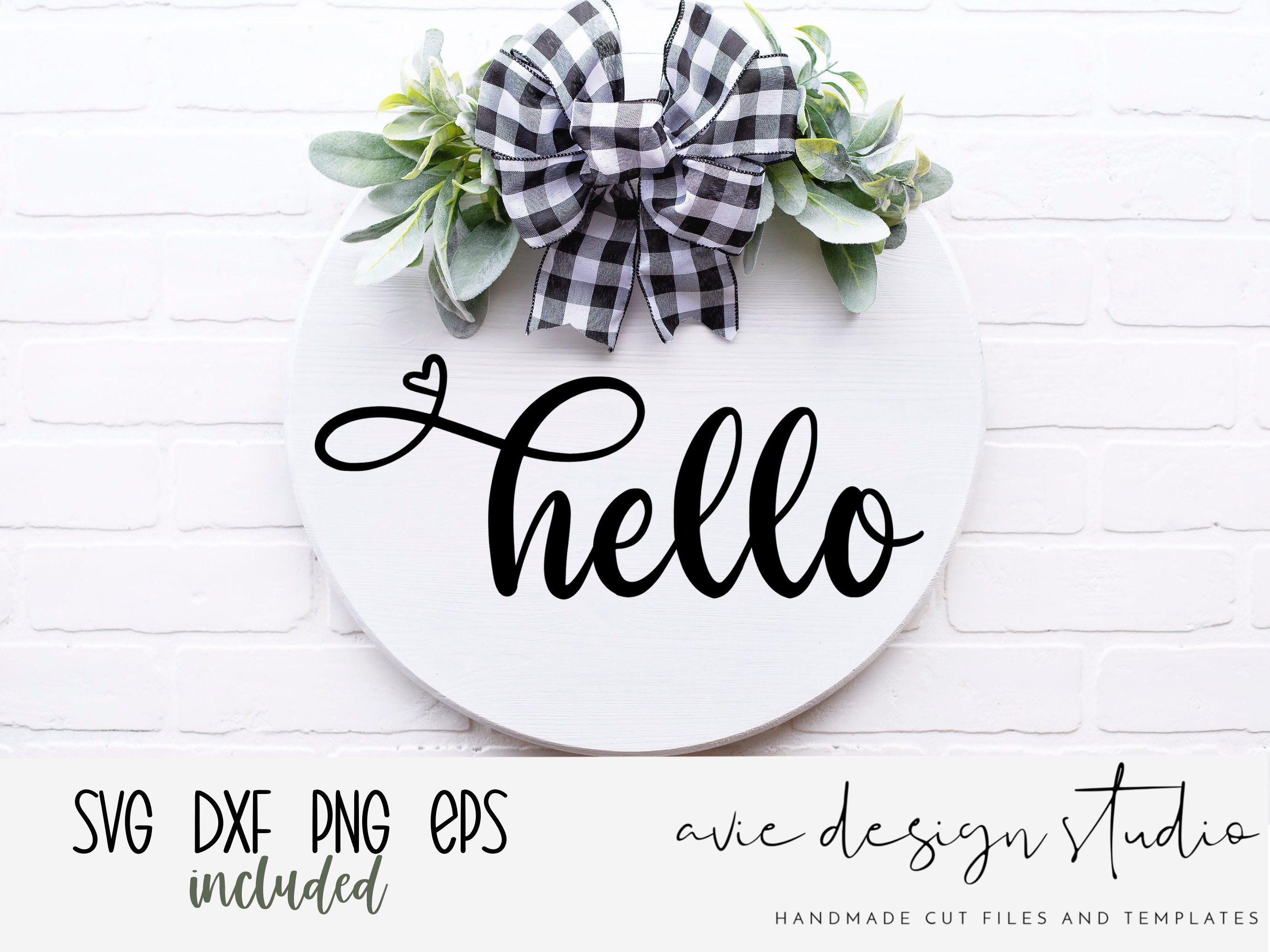 Hello Svg Hello Sign Svg Welcome Sign Svg Farmhouse - Etsy