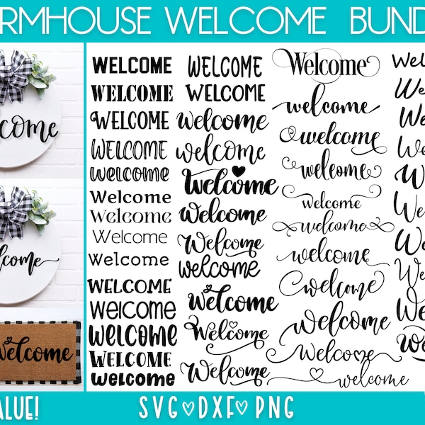Welcome Svg - Etsy
