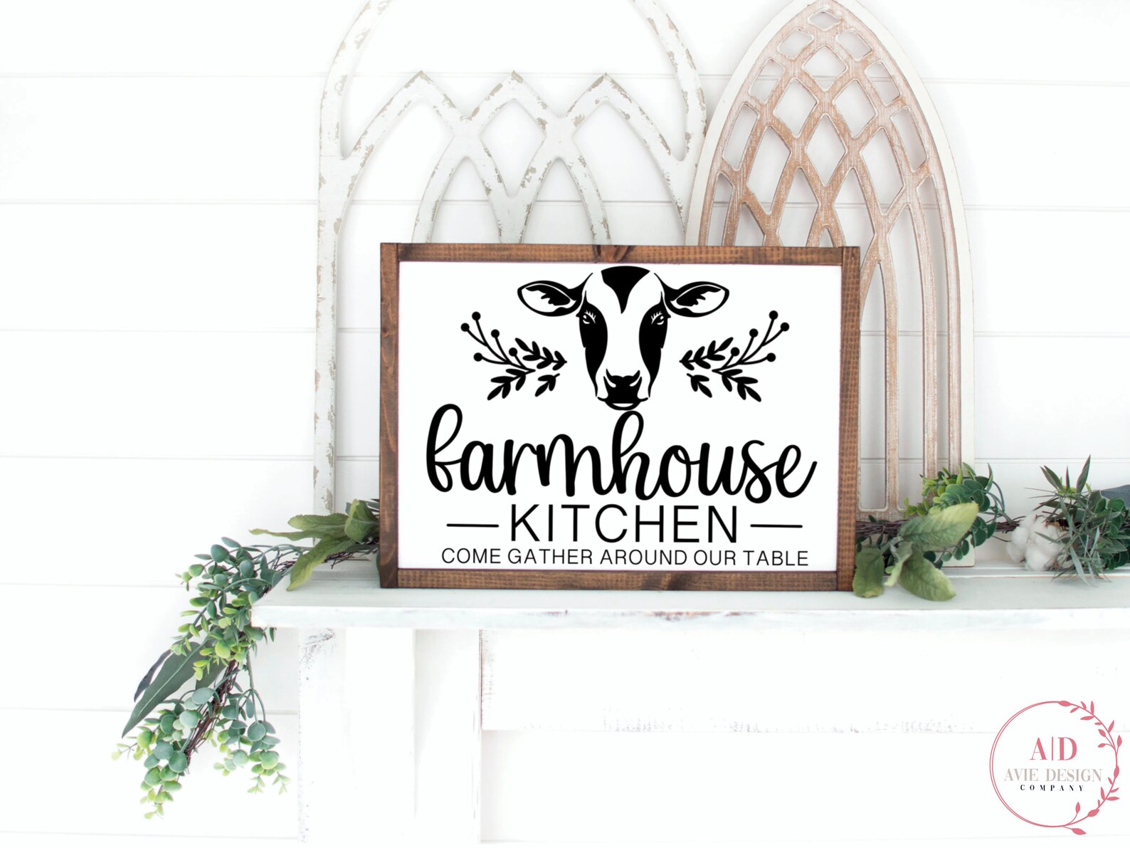 Farmhouse Kitchen Svg Cow Svg Farmhouse Svg Png DXF Eps - Etsy