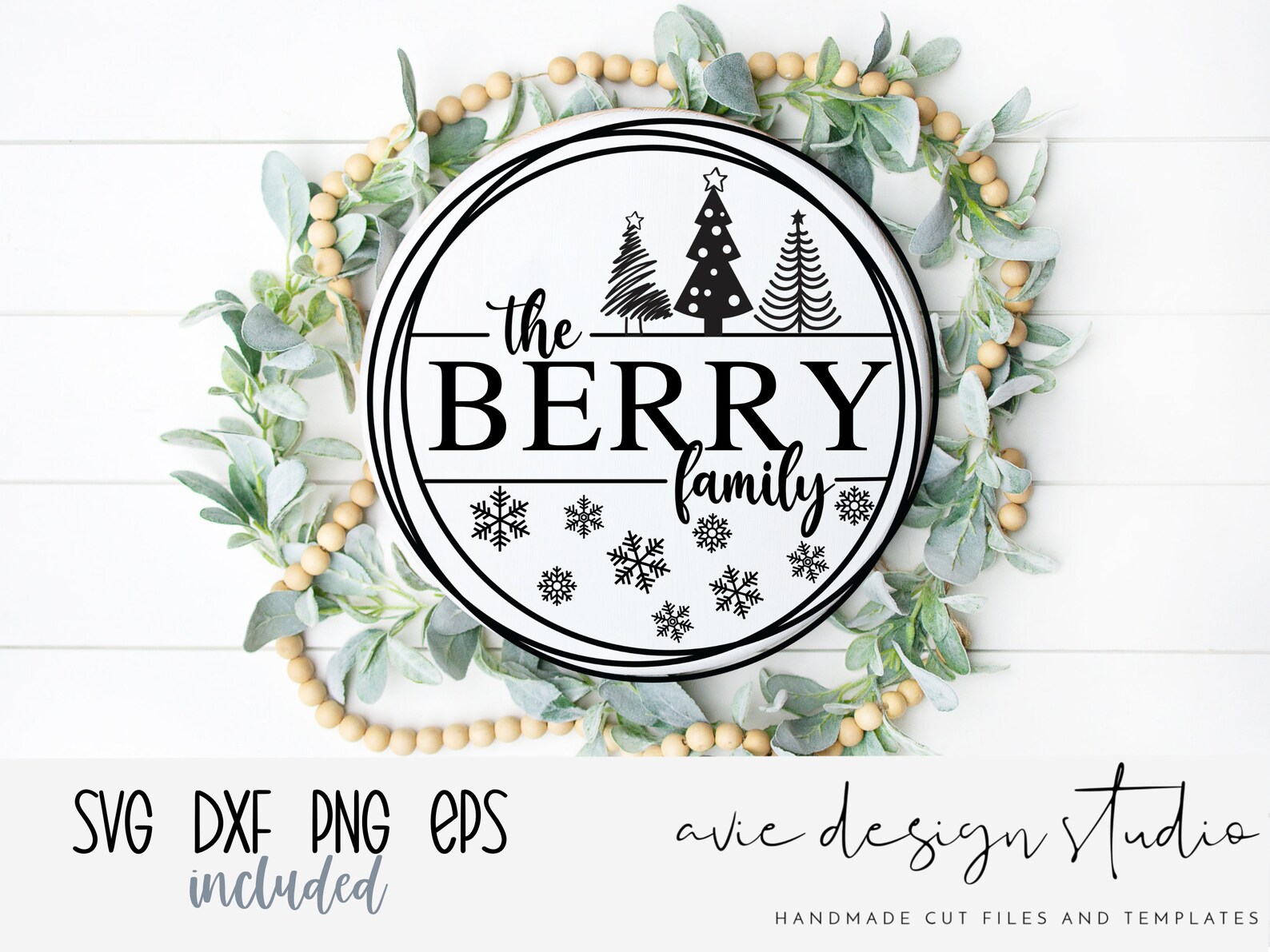 Customizable Round Last Name Bundle Svg Family Name Svg | Etsy