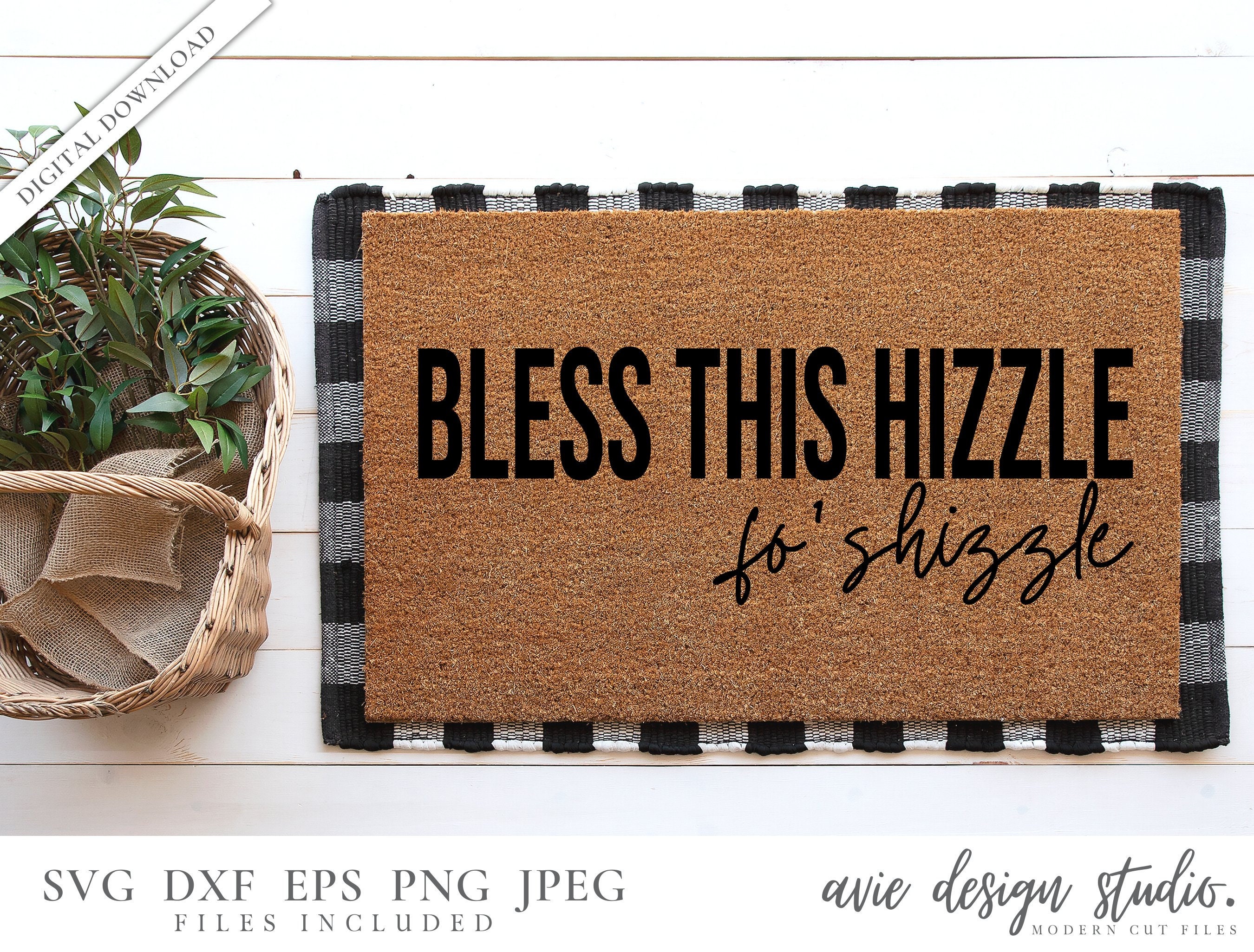 Bless This Hizzle Svg, - Etsy