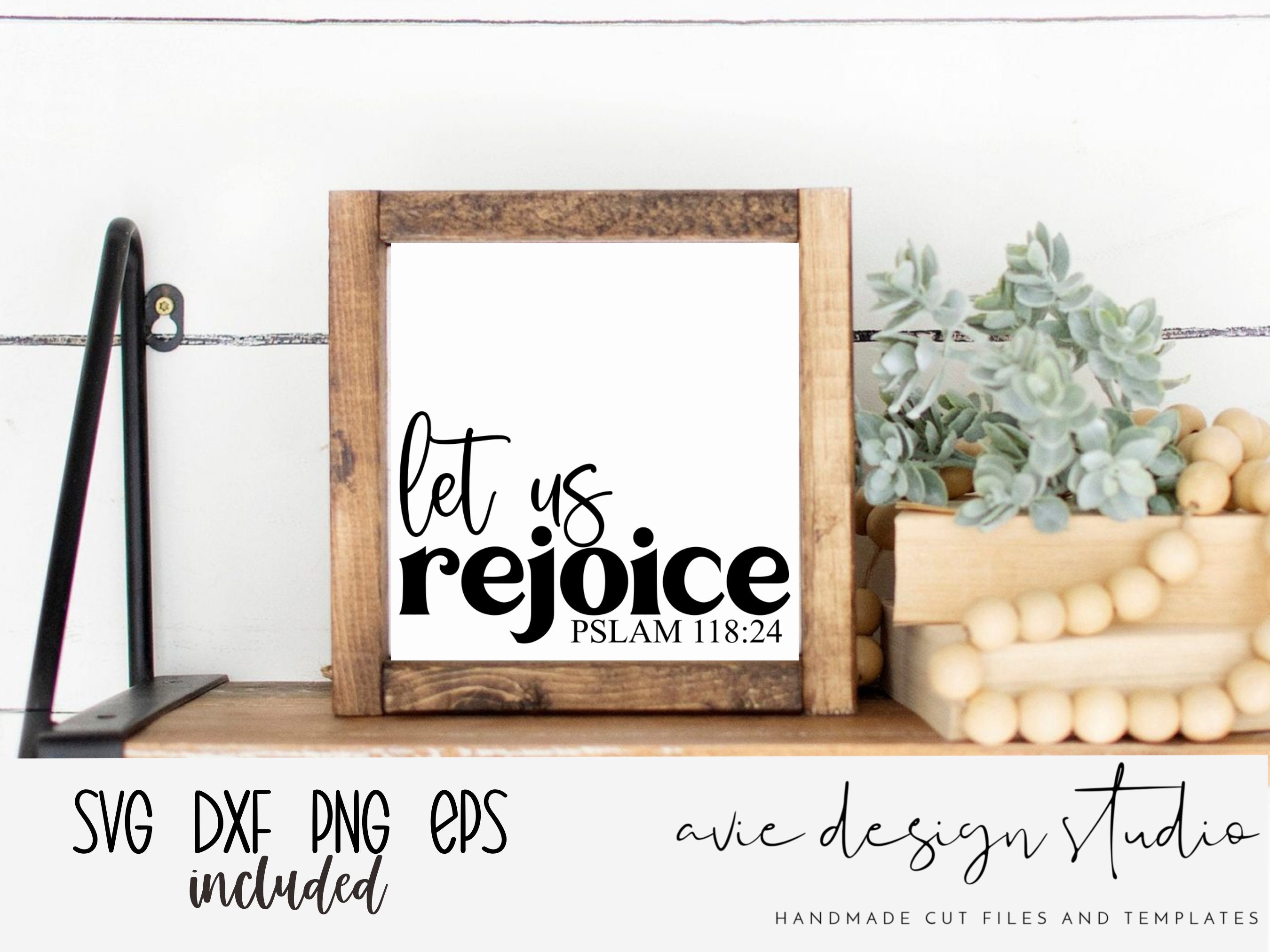Let Us Rejoice Svg Scripture Svg Bible Verse Svg | Etsy
