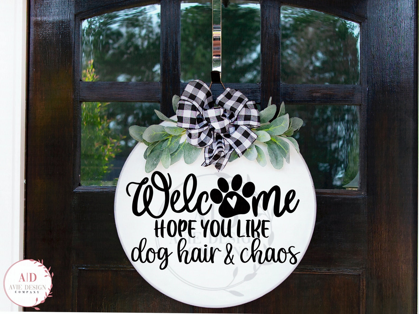 Welcome sign SVG welcome svg welcome hope you like dog hair | Etsy