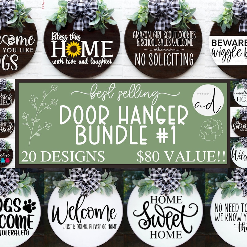 Magnetic Round Door Sign - Etsy