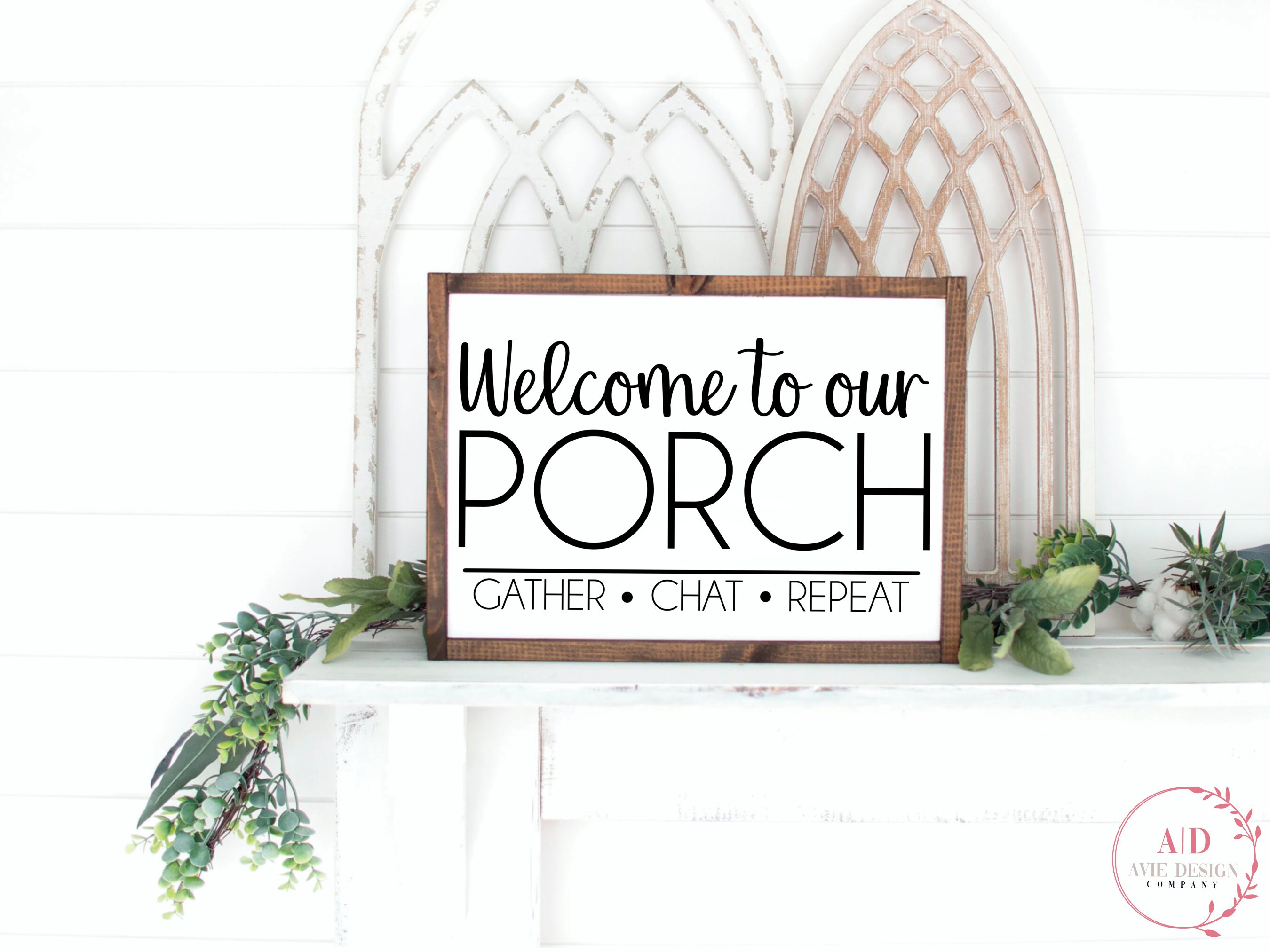 Welcome to Our Porch Svg Porch Sign SVG Door Hanger Svg | Etsy