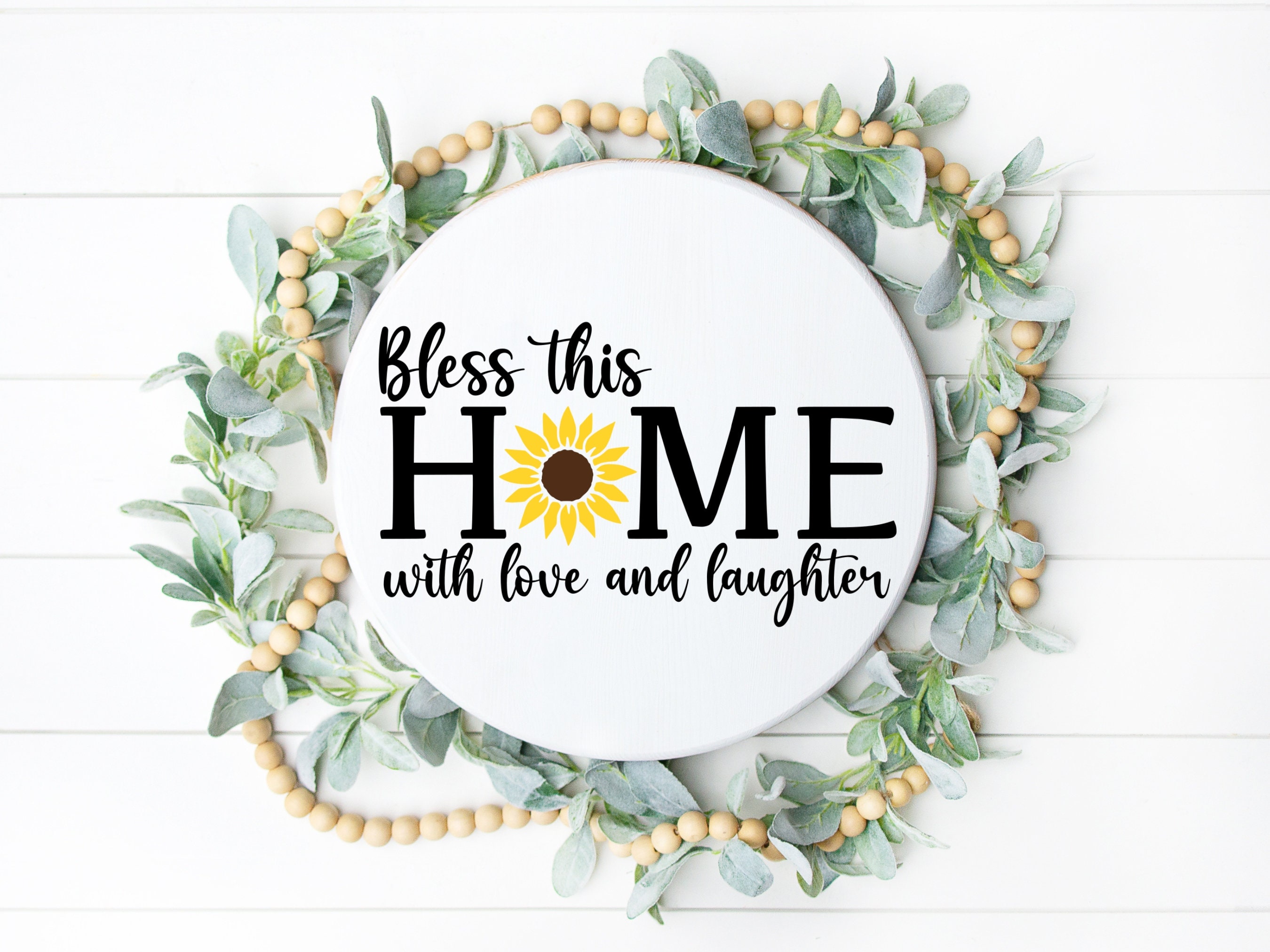 Bless This Home SVG Modern Farmhouse SVG Sign SVG - Etsy